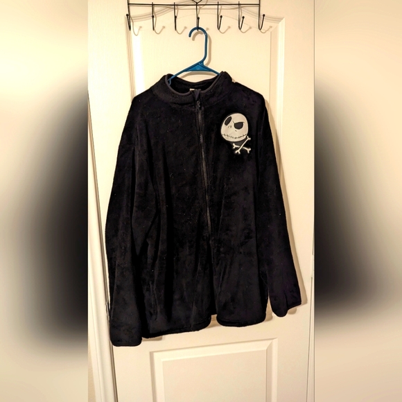 Disney | Jackets & Coats | Fleece Jack Skellington Jacket | Poshmark